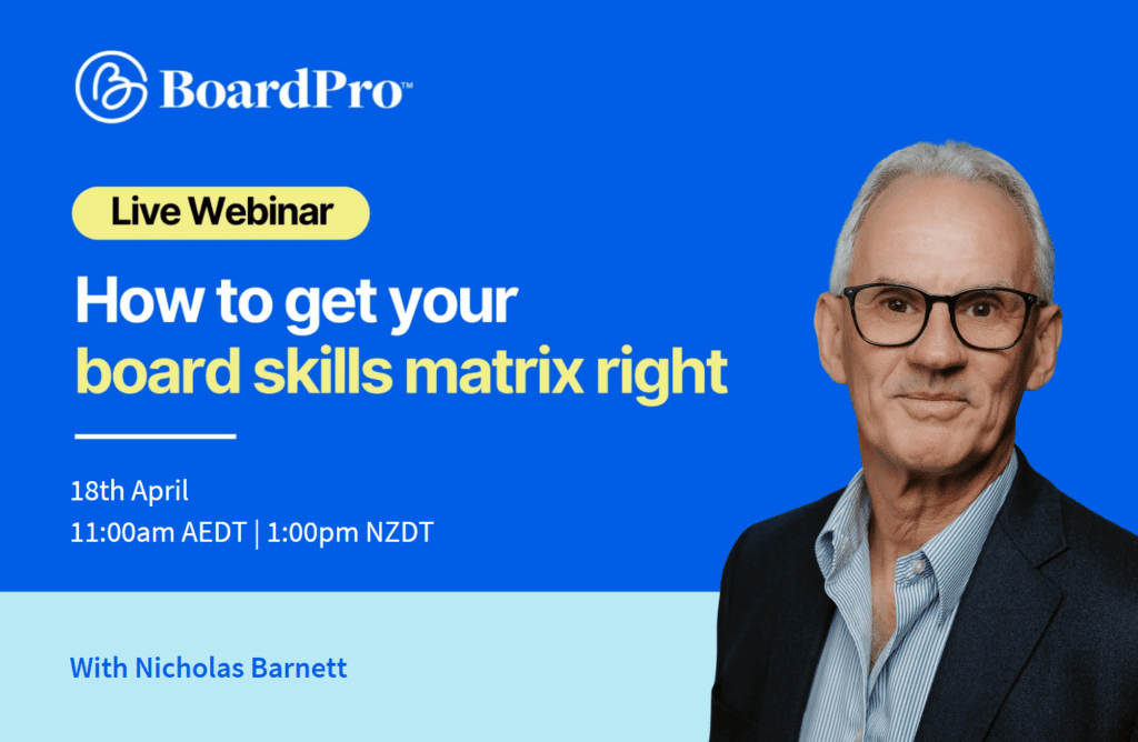 Board Skills Matrix – How to get it right | Board Benchmarking